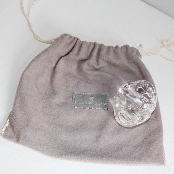 STUEBEN | Office | Vintage Steuben Crystal Monkey | Poshmark